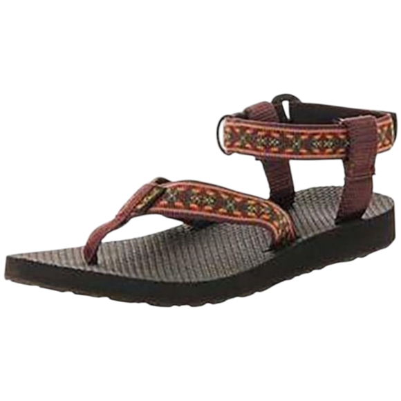 Teva | Shoes | Teva Original Urban 2 Brown Orange Ankle Strap Thong ...